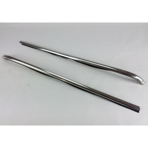 Mercedes W114 Coupe trunk chrome moulding trims